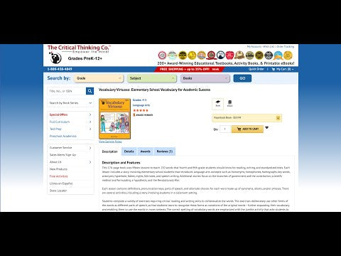 Vocabulary Virtuoso: Elementary School Vocabulary for Academic Success ...