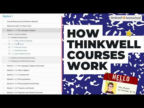 Thinkwell: Expert-Curated Homeschool Review – Modulo